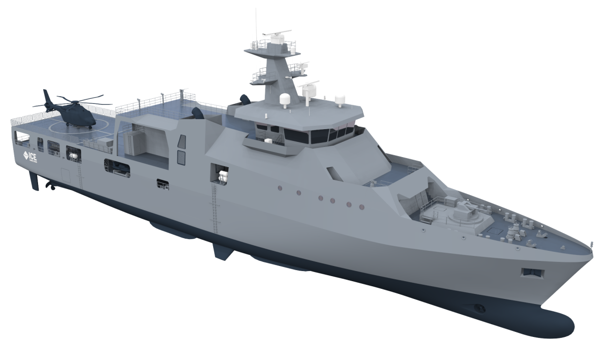 ICE Introduces Coast Guard OPV Design - Icedesign